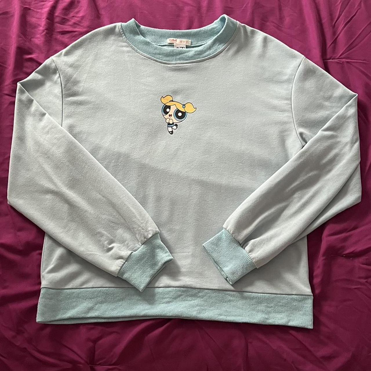 Romwe Cartoon Network Powerpuff Girls Sweatshirt... - Depop