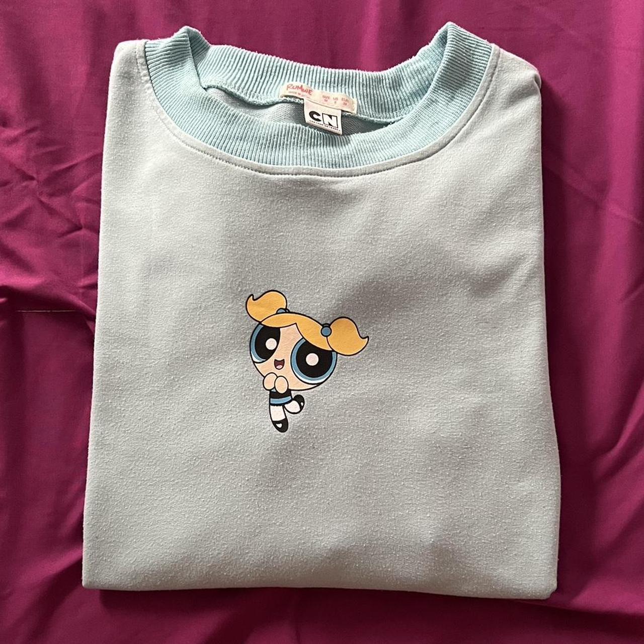 Romwe Cartoon Network Powerpuff Girls Sweatshirt... - Depop