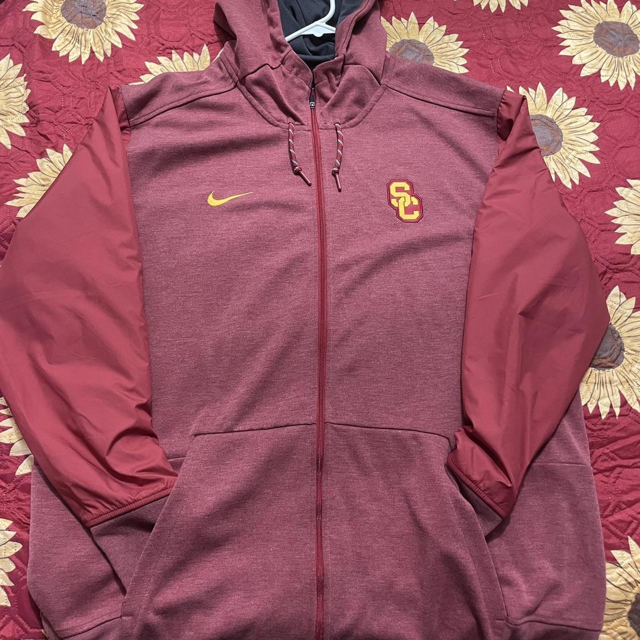 USC Nike Zip Hoodie - Depop