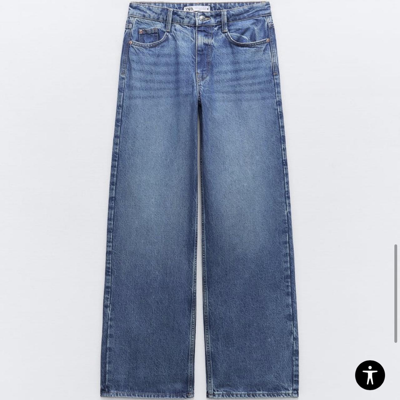 Sara Wide Leg Dark Wash Jeans. Perfect Condition... - Depop