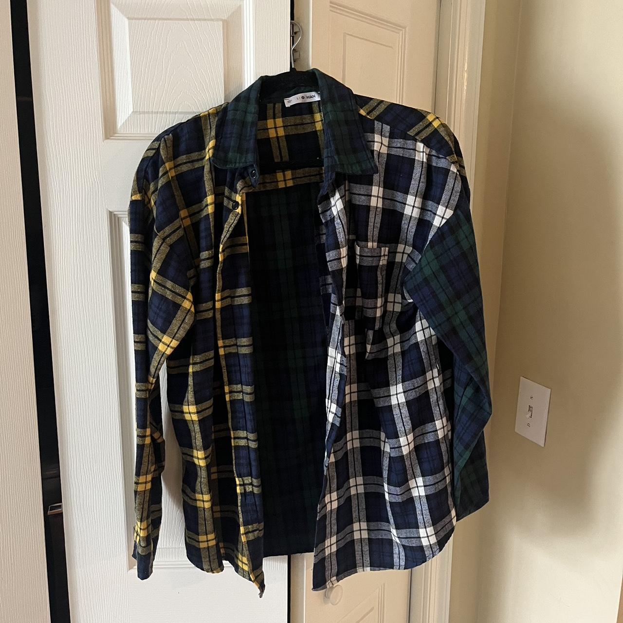 Zara multicolor flannel - Depop