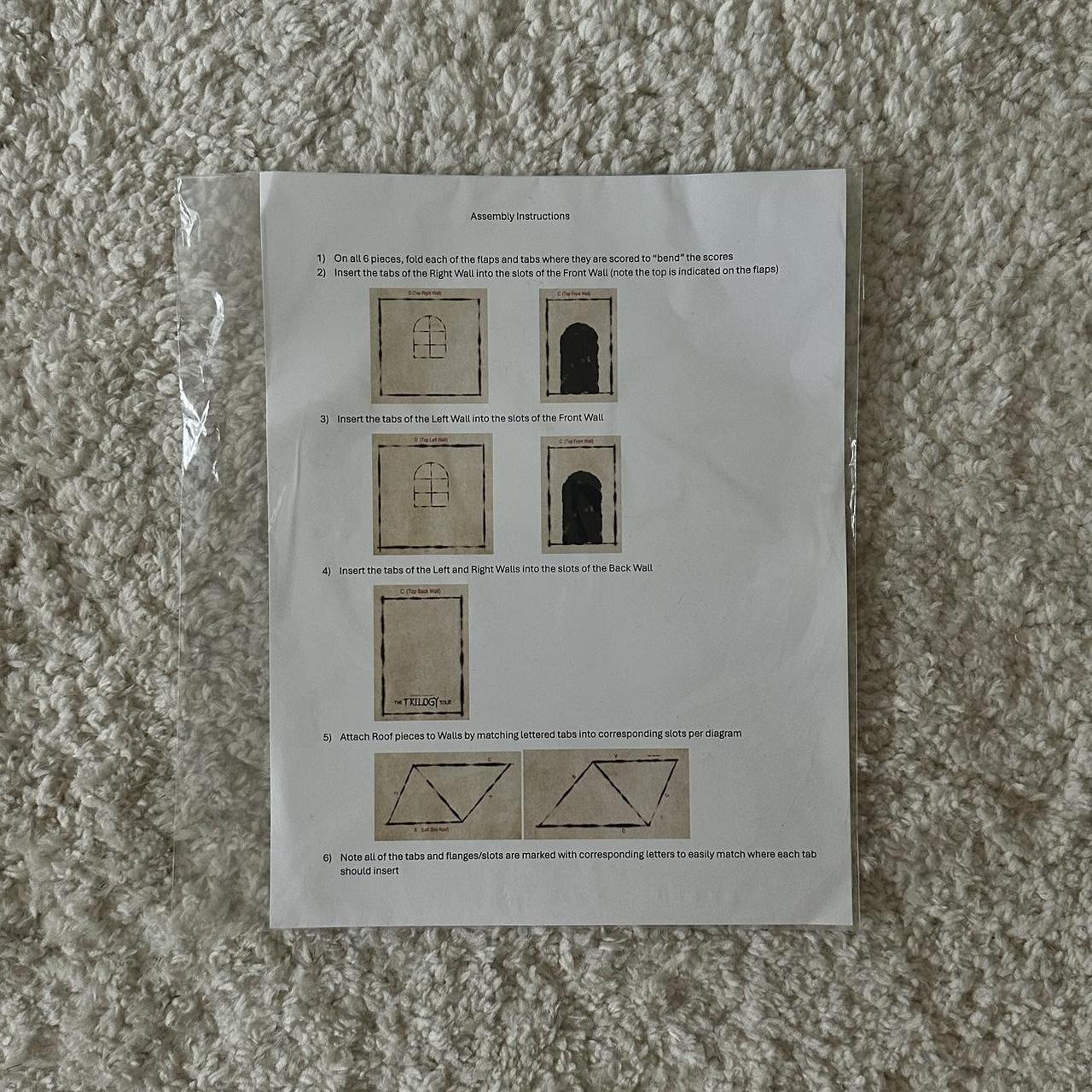 Melanie Martinez Trilogy tour vip lounge diy paper... - Depop