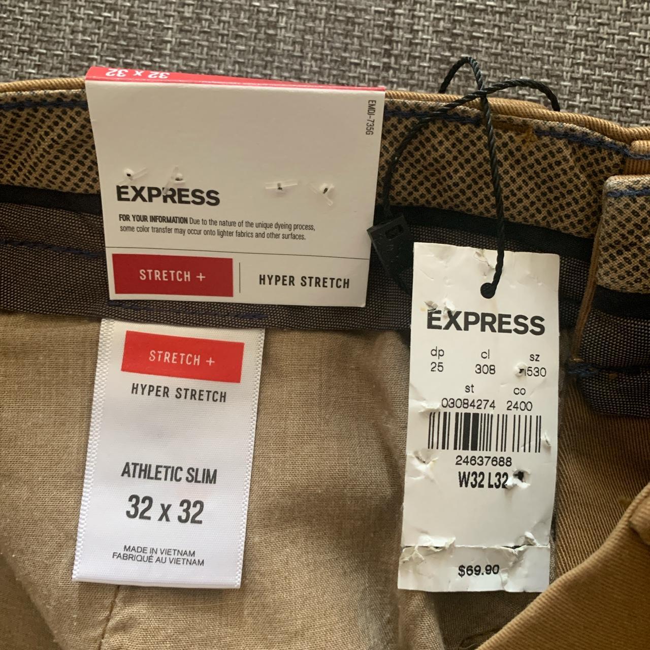 Express pants. Stretch + / Hyper Stretch with... - Depop