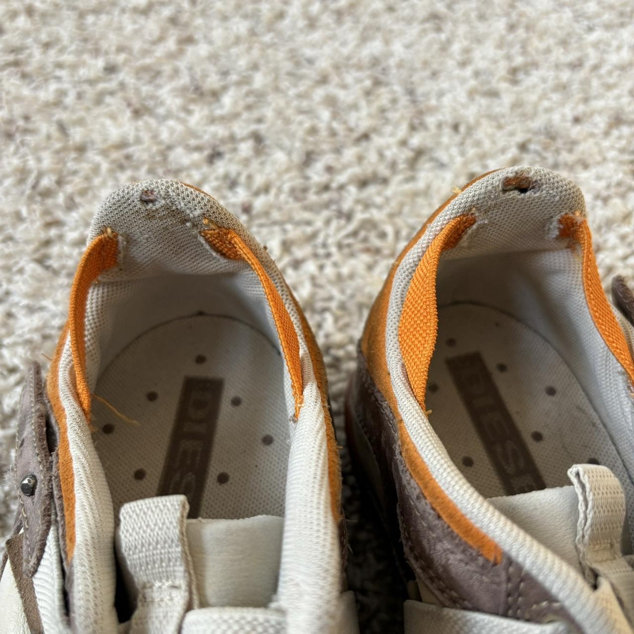 Vintage Diesel tan sneaker shoes - Depop