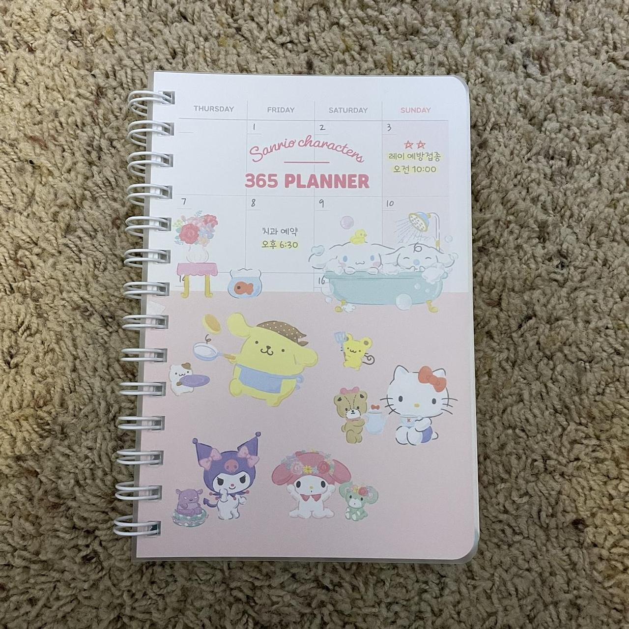 undated sanrio planner 🎀 i bought this with the... - Depop