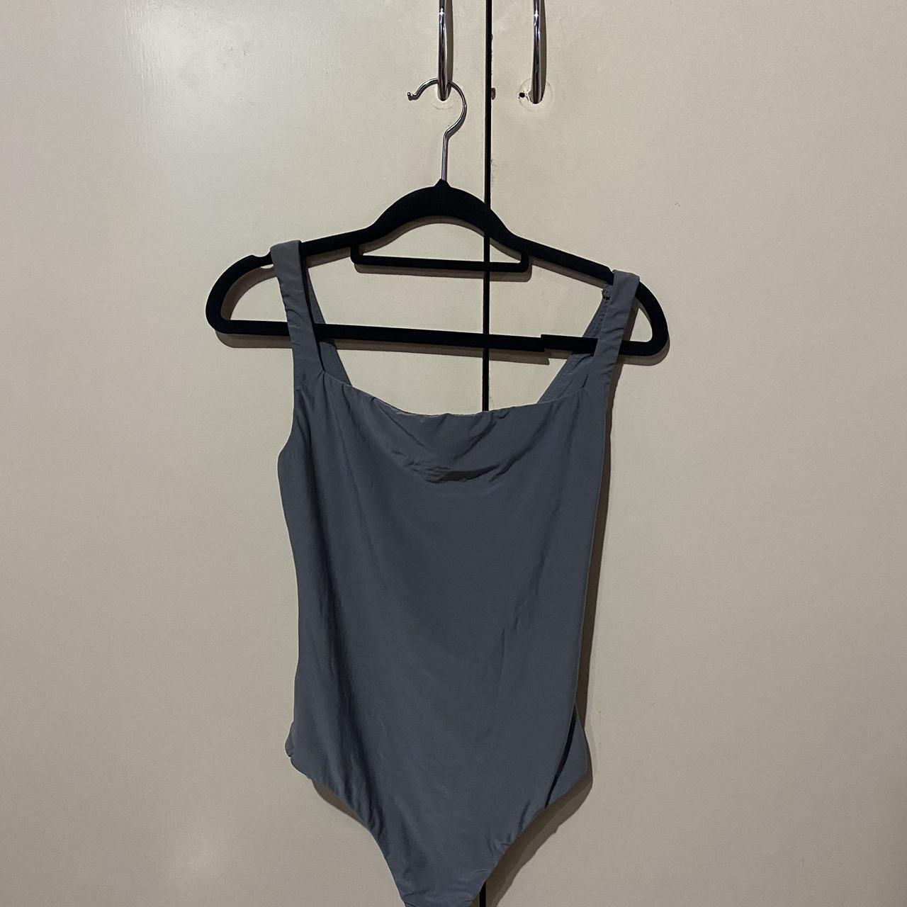 glassons grey body suit, worn once i love the fit,... - Depop