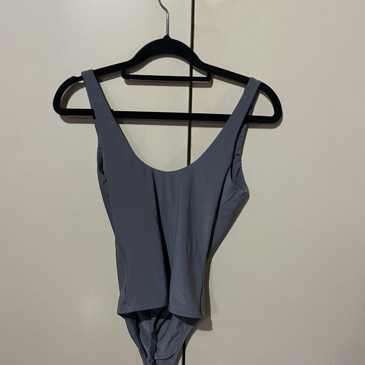glassons grey body suit, worn once i love the fit,... - Depop