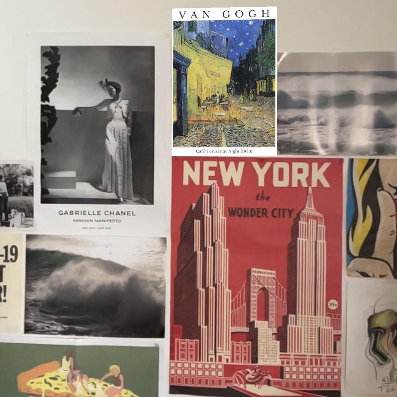 Van Gogh painting gallery style poster digital... - Depop