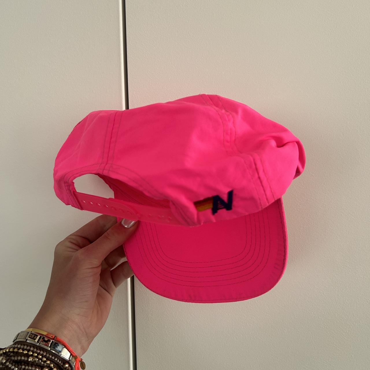 Aviator Nation Pink Hat - Depop