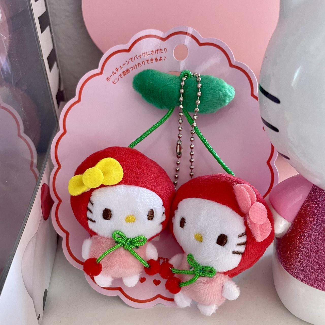 Sanrio hello kitty cherry keychains 🍒hello kitty as... | Depop