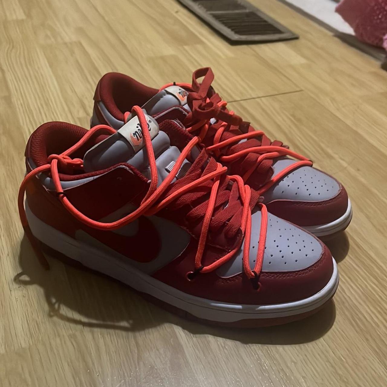 Red Nike Dunks - Depop