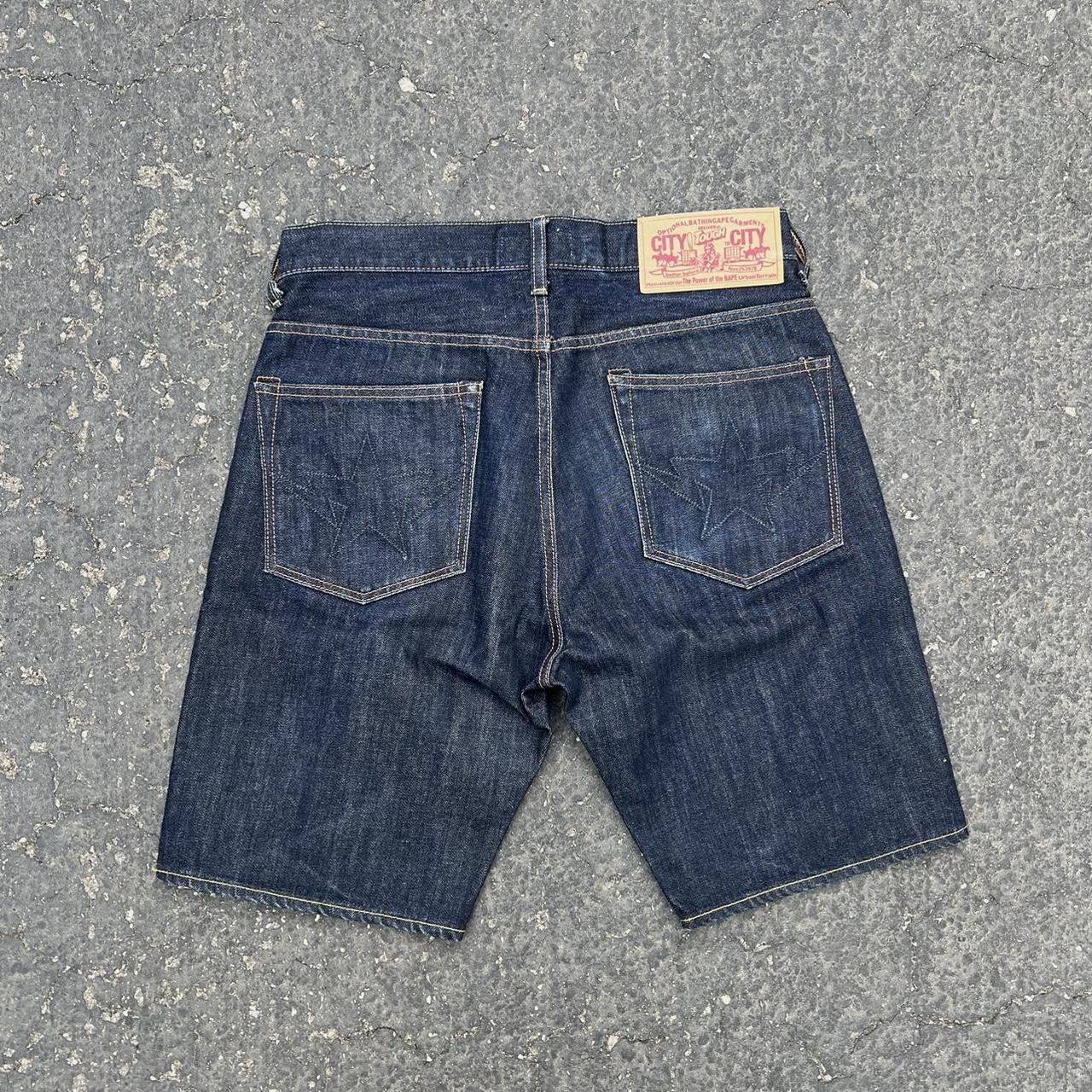 Bape Twinsta Denim Shorts Og Nigo Bape Era Size... - Depop