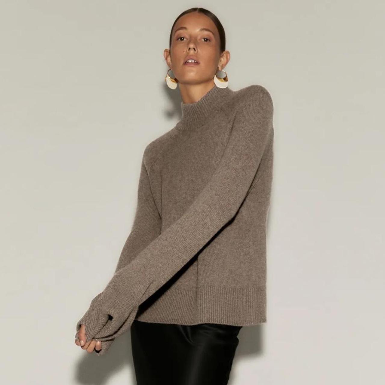 REFORMATION Garrett Cashmere Oversized Turtleneck.... - Depop