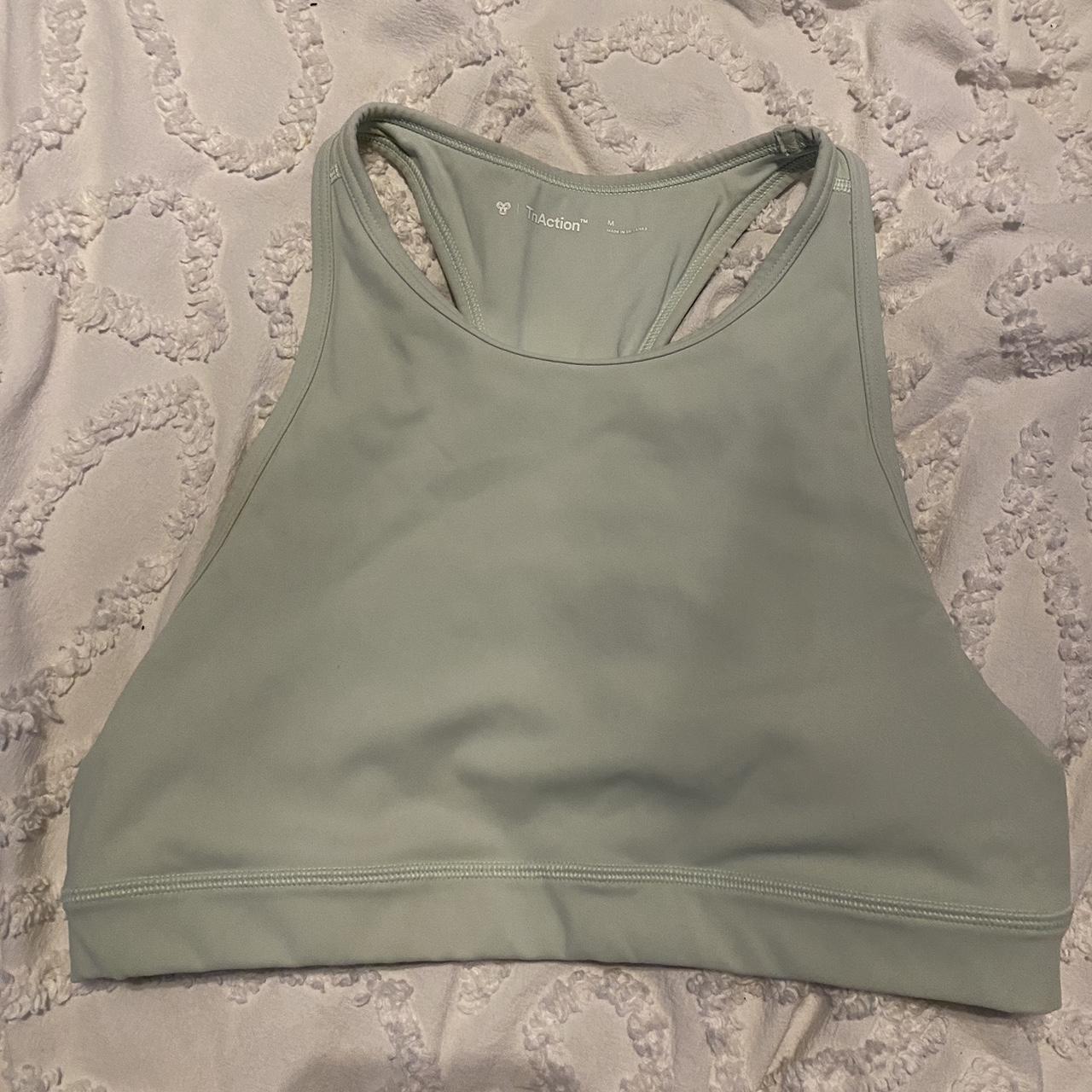 TNA active light green sports bra. Lightly worn.... - Depop