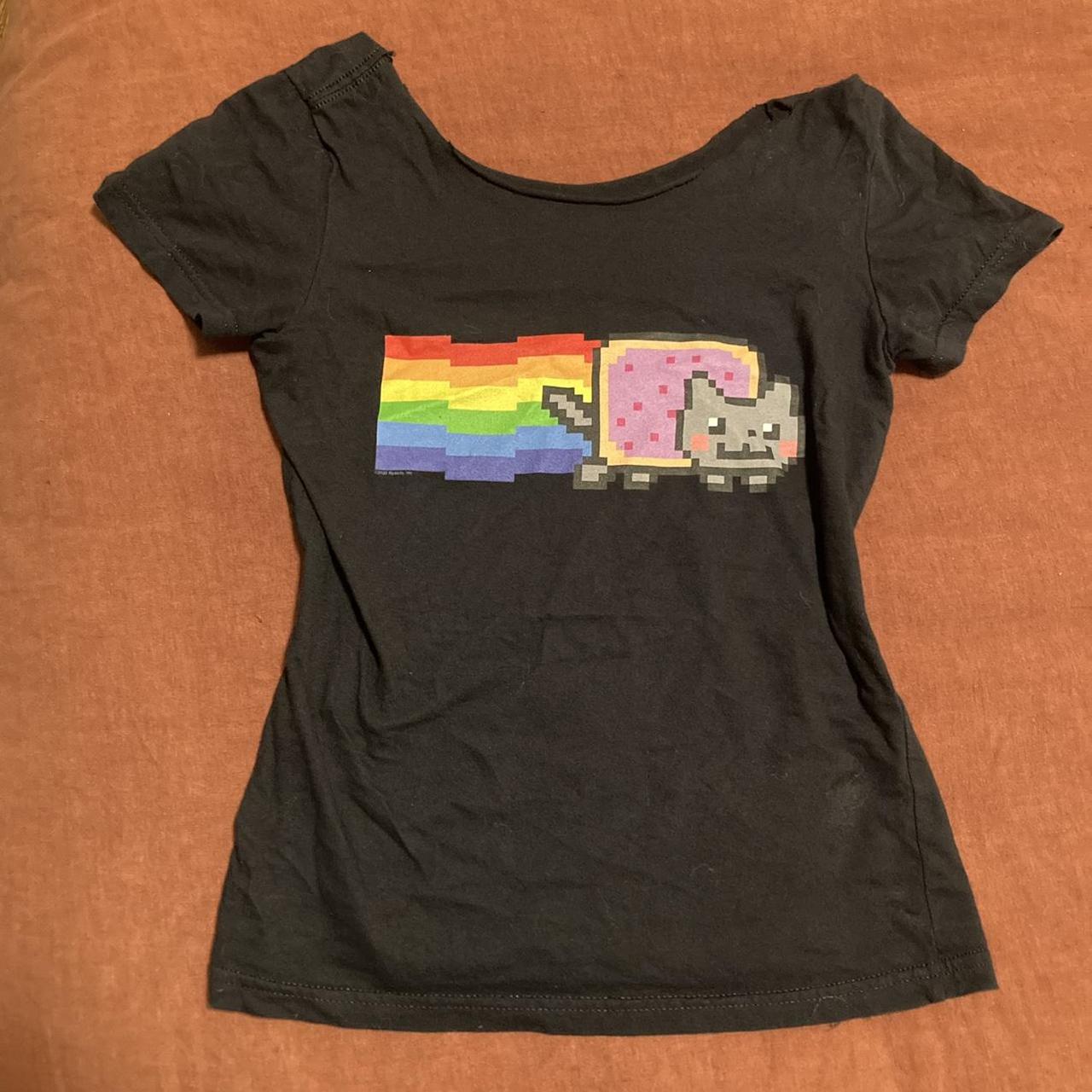 Nyan cat shirt impulse buy .. i love nyan cat but i... - Depop