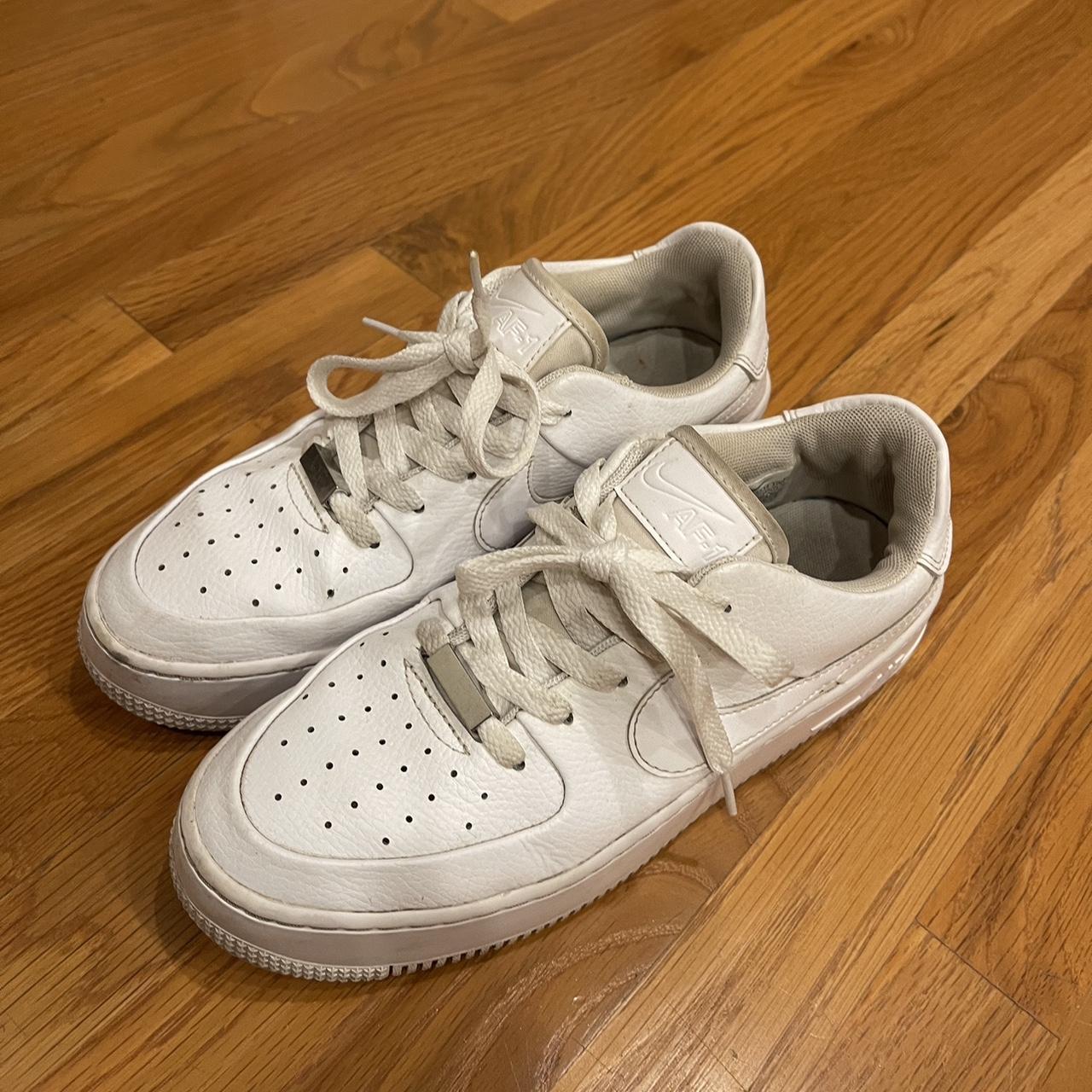 Beat up AF-1 sneaks - Depop