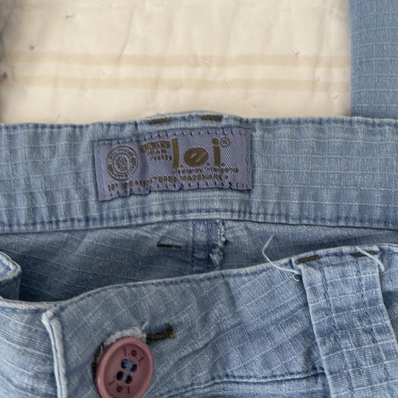 Vintage 90s mid rise Lei pants Flat waist... - Depop