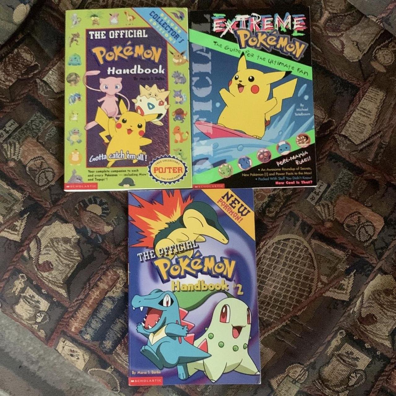 Bundle of 3 vintage 90’s Pokemon books Vintage... - Depop