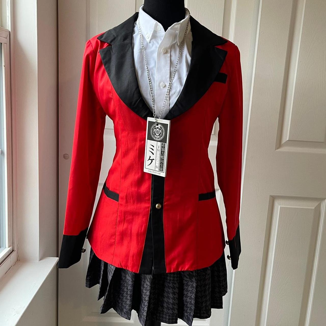 KAKEGURUI COSPLAY UNIFORM 🎲 Jacket, Skirt, &... - Depop