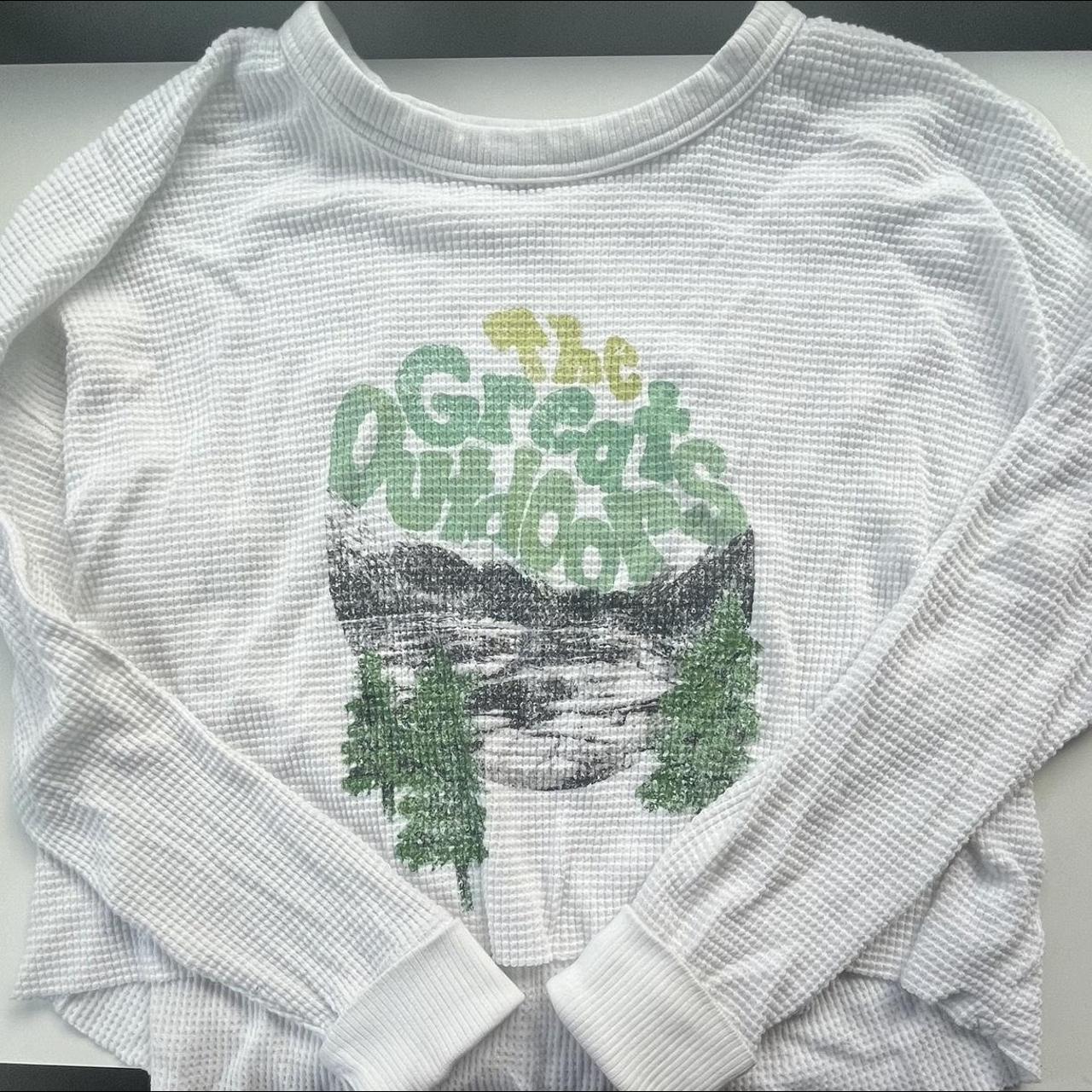 Offline Aerie waffle knit cropped long sleeve -size... - Depop