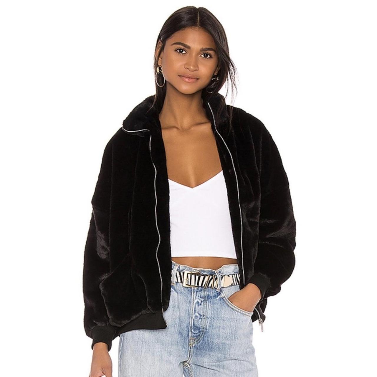 Superdown Camilla Oversized Faux Fur Jacket in XS.... - Depop