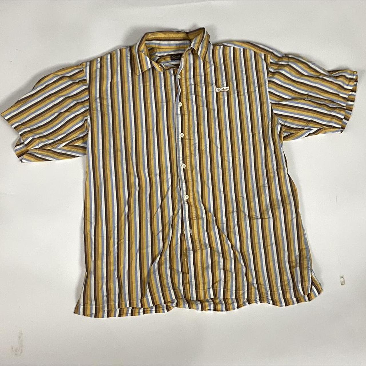 -men’s vintage 90s knockout shirt -size: L -good... - Depop