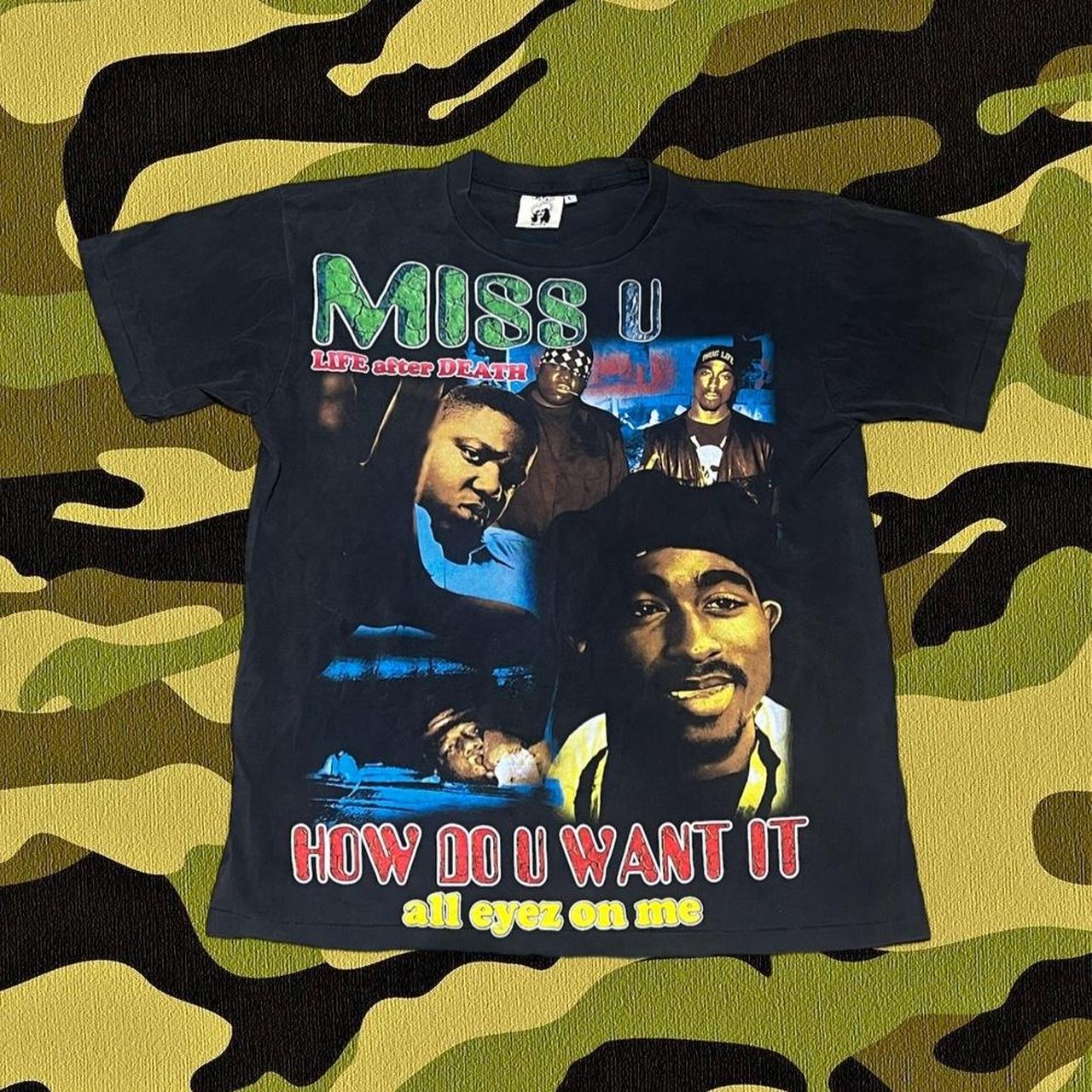 Tupac & Biggie Rap Tee - Size L (fits better on a... - Depop