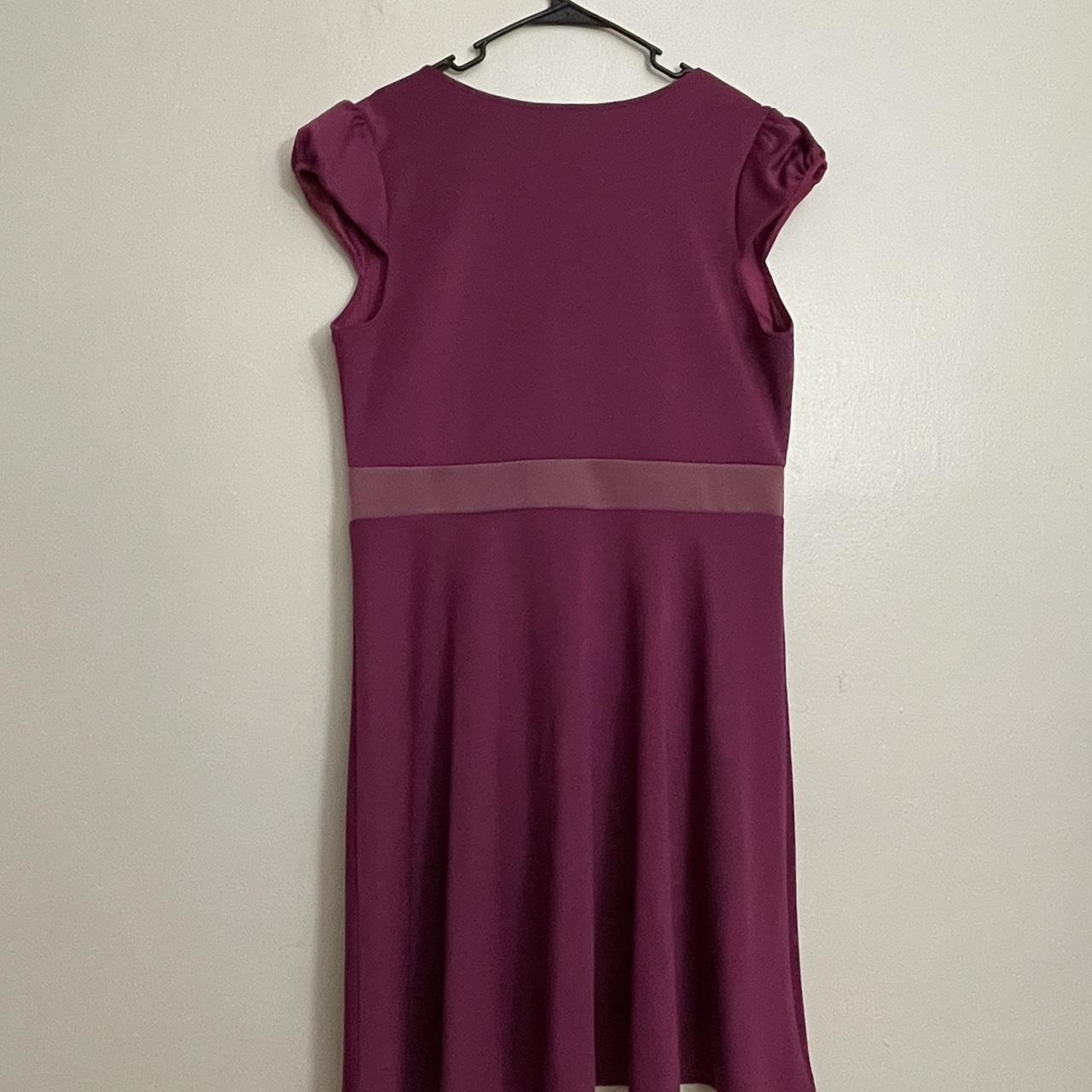 ModCloth Women's Purple and Pink Dress | Depop