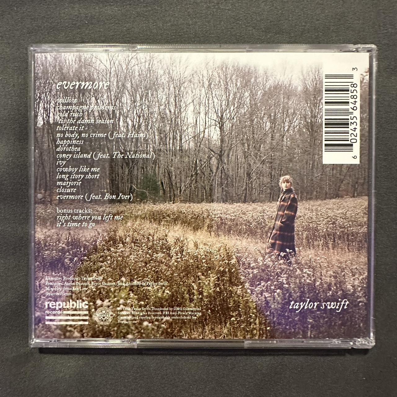 taylor swift - evermore cd i have never used it... - Depop