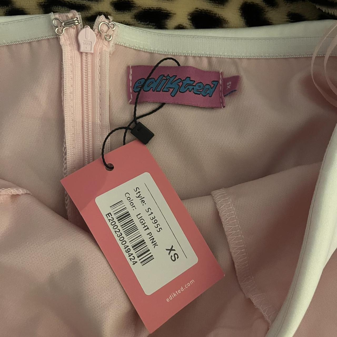 EDIKTED - edikted pink fold over dress. brand new... - Depop