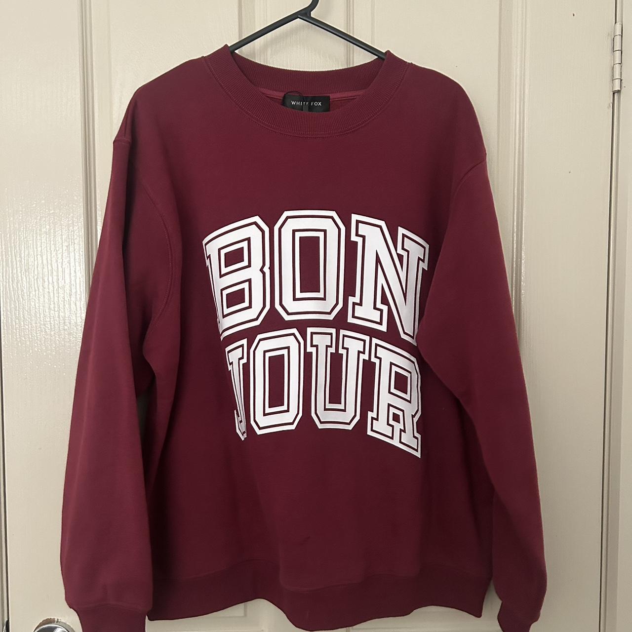 White Fox Jumper - Depop