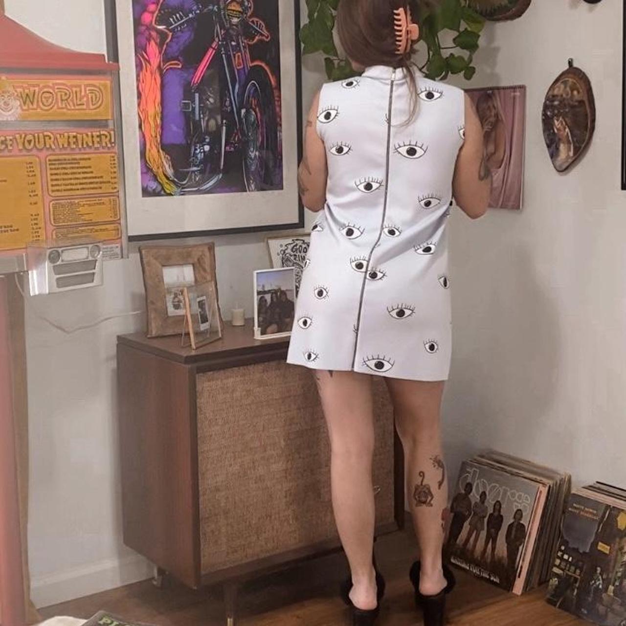 Zara 1960s dress. Sharon Tate style. Eyeballs.... - Depop