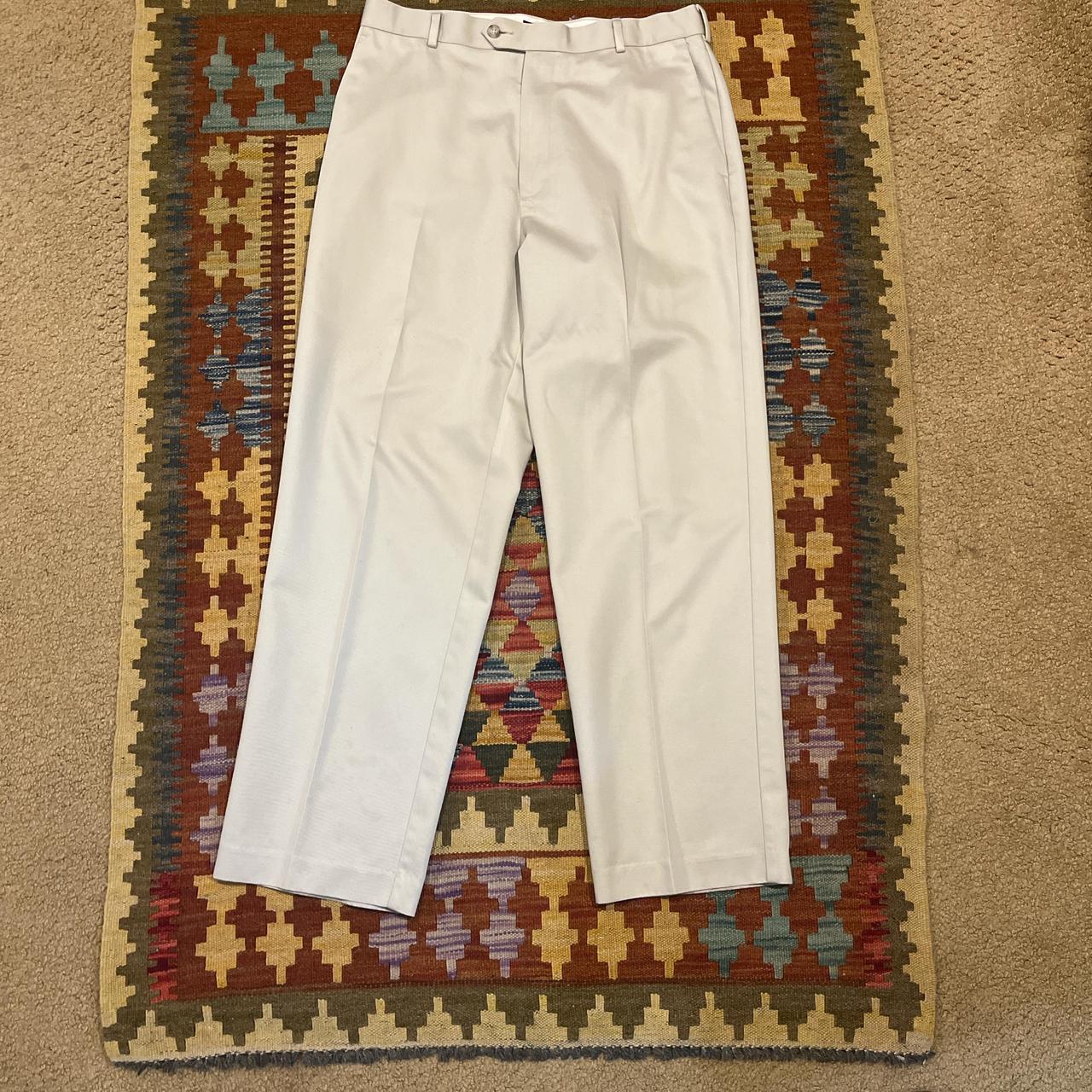 Khaki White Docker Slacks Great quality, super... - Depop