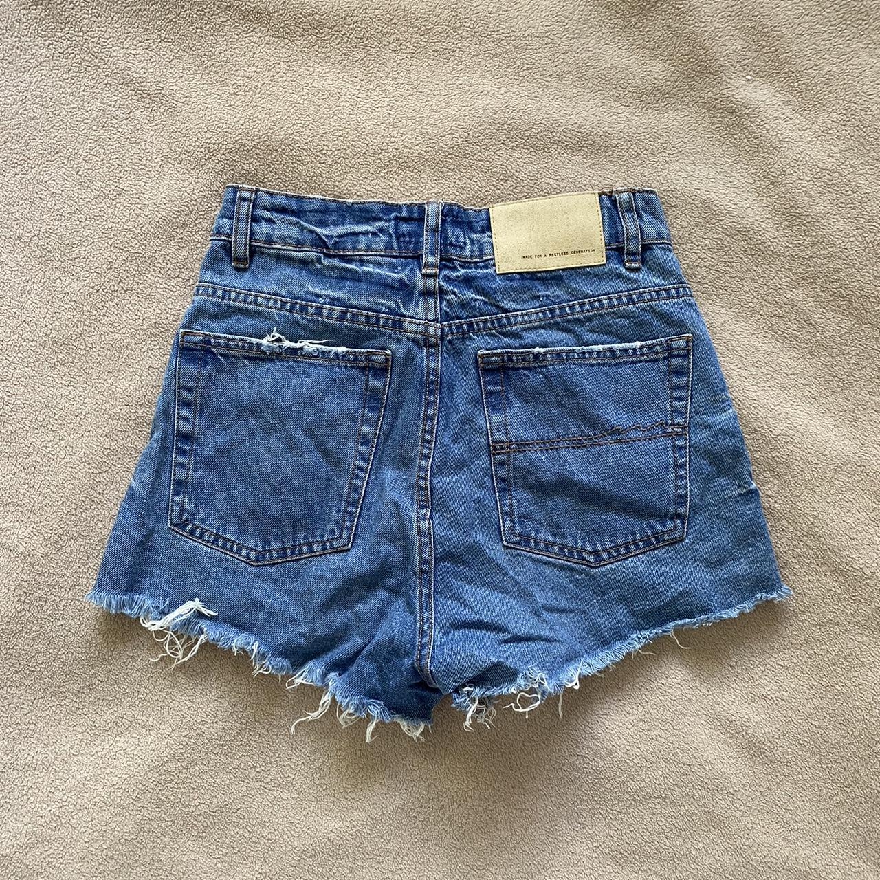 Factorie denim shorts Size 8 High waisted - Depop