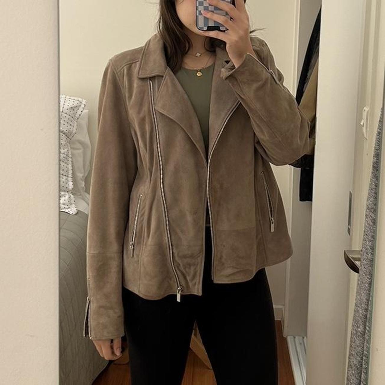 Vintage Sussan Suede Jacket Size 12-14 Excellent... - Depop