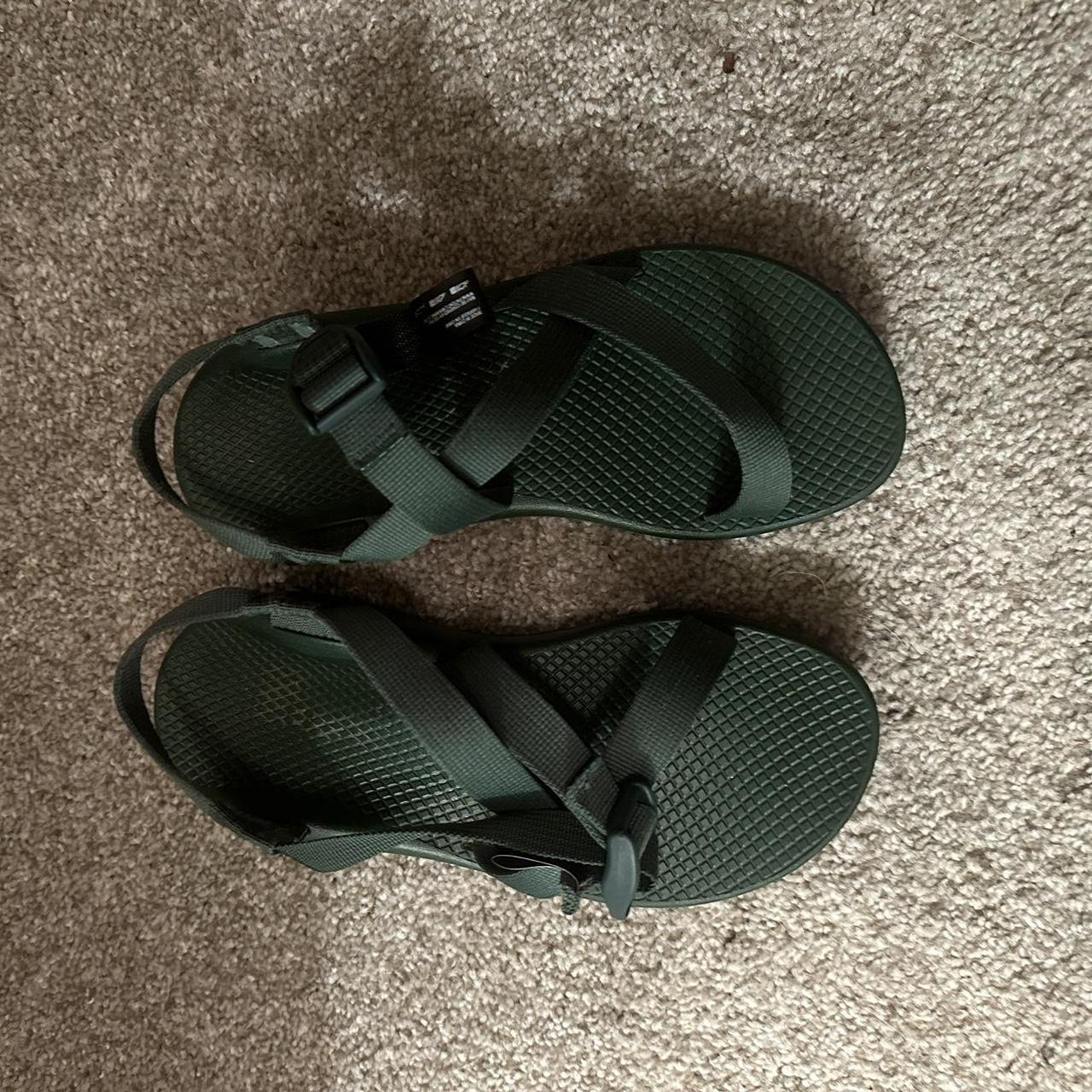 Green chacos size US women’s 7 - Depop