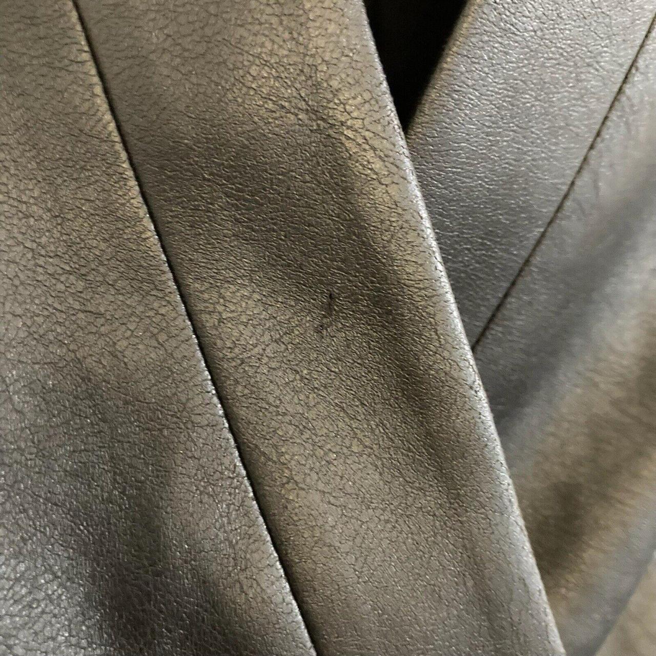 BCBGMaxAzria Caryn Black Vegan Leather Wrap Vest... | Depop