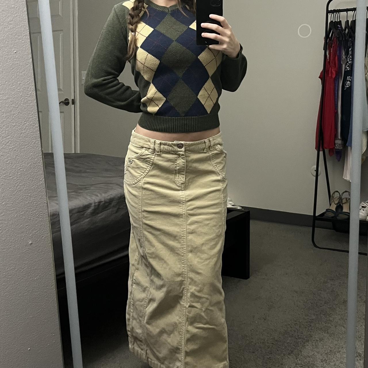 ON HOLD 82 Zero plaid checker knit sweater top... - Depop