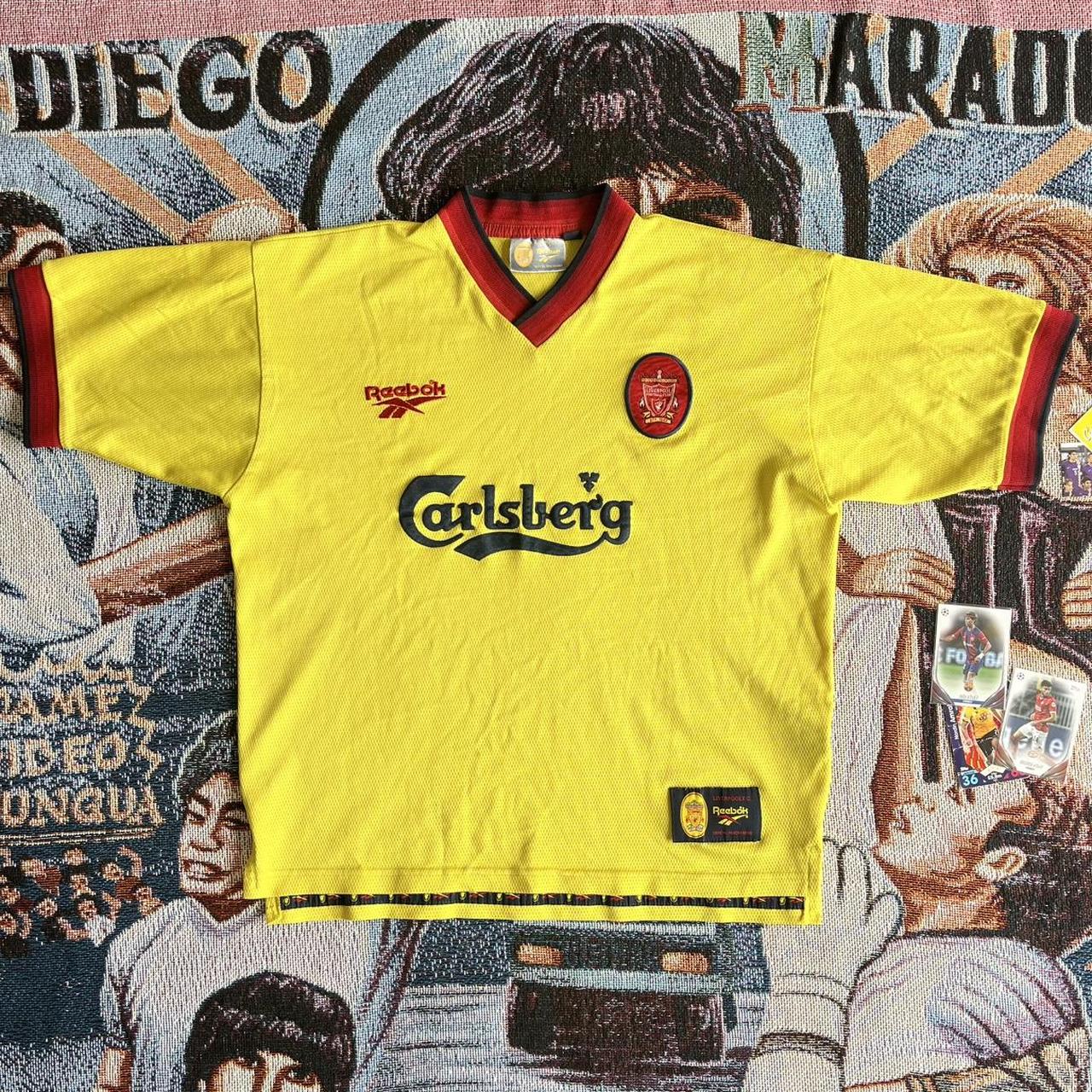Liverpool 1997/98 Away Shirt - Size: Small/Medium... | Depop