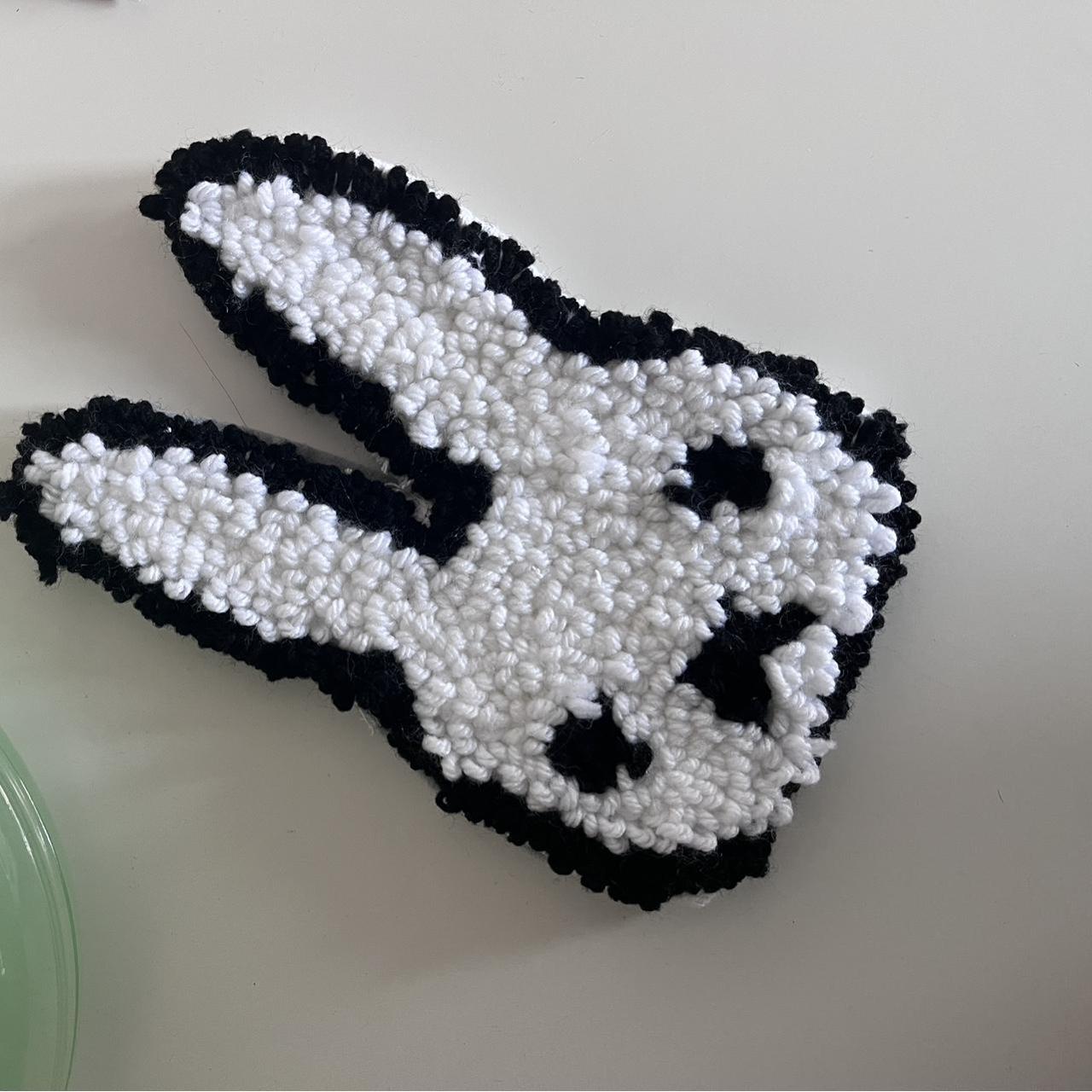 Small miffy tufted coaster handmade. 7 1/2x 4 inches... - Depop