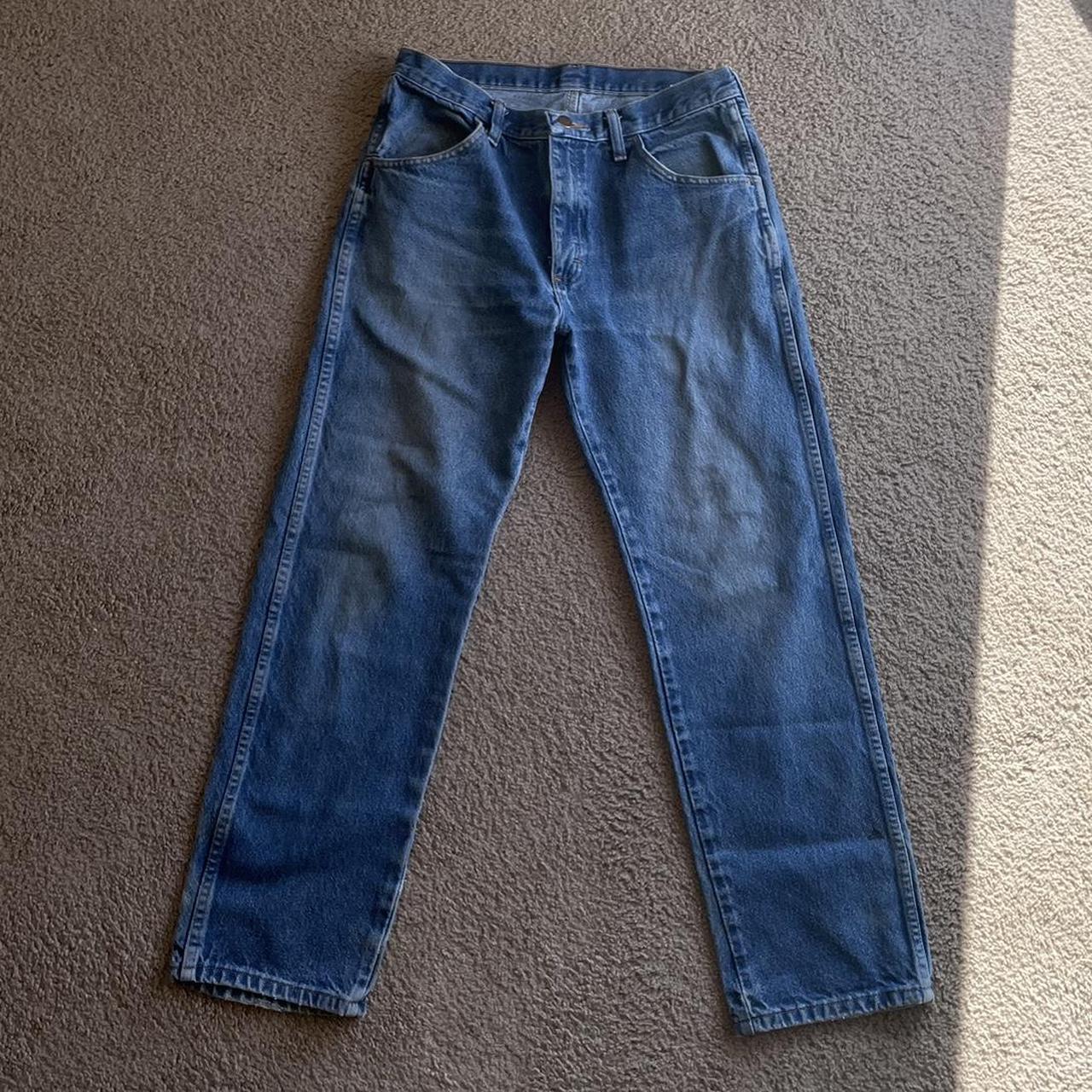 Rustler Jeans 32 x 30 Asphalt marks all over making... - Depop