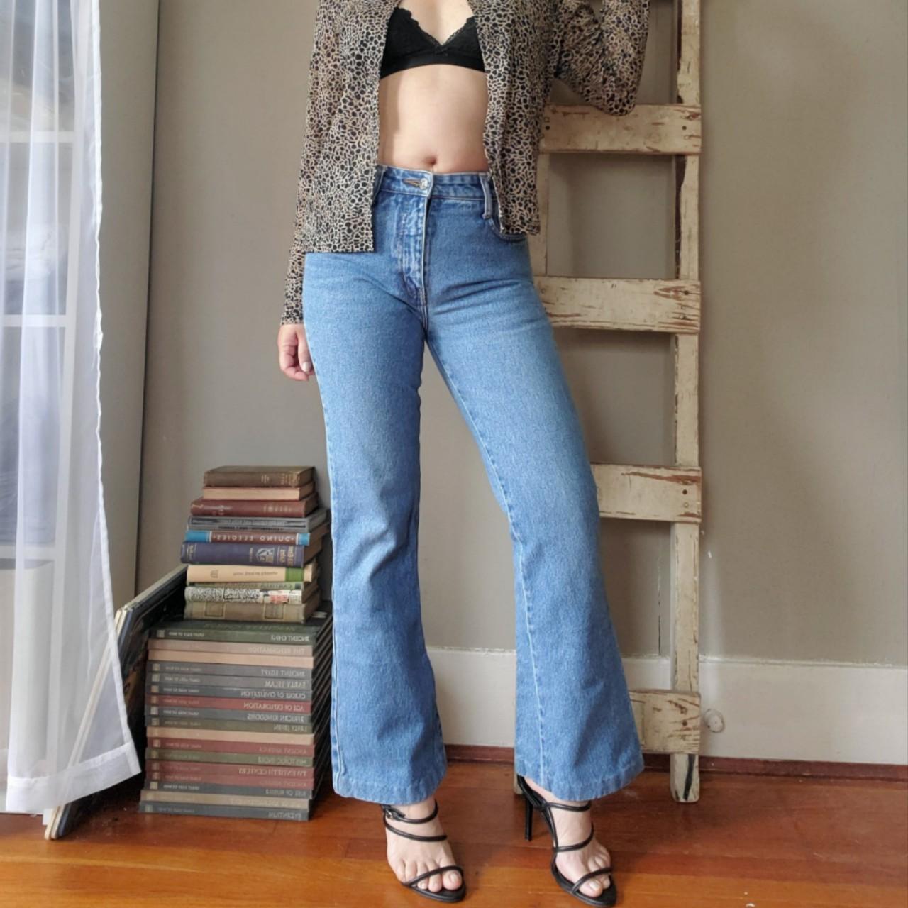 90s Flare Jeans Vintage 90s Mid rise flare jeans.... | Depop