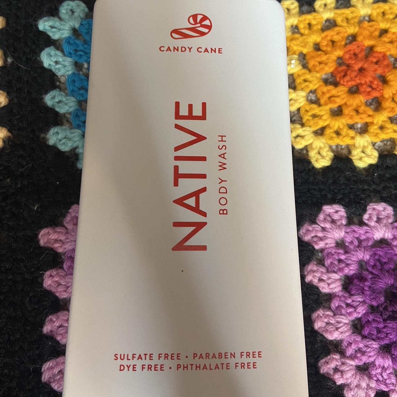Native limited edition candy cane body wash & deo... - Depop