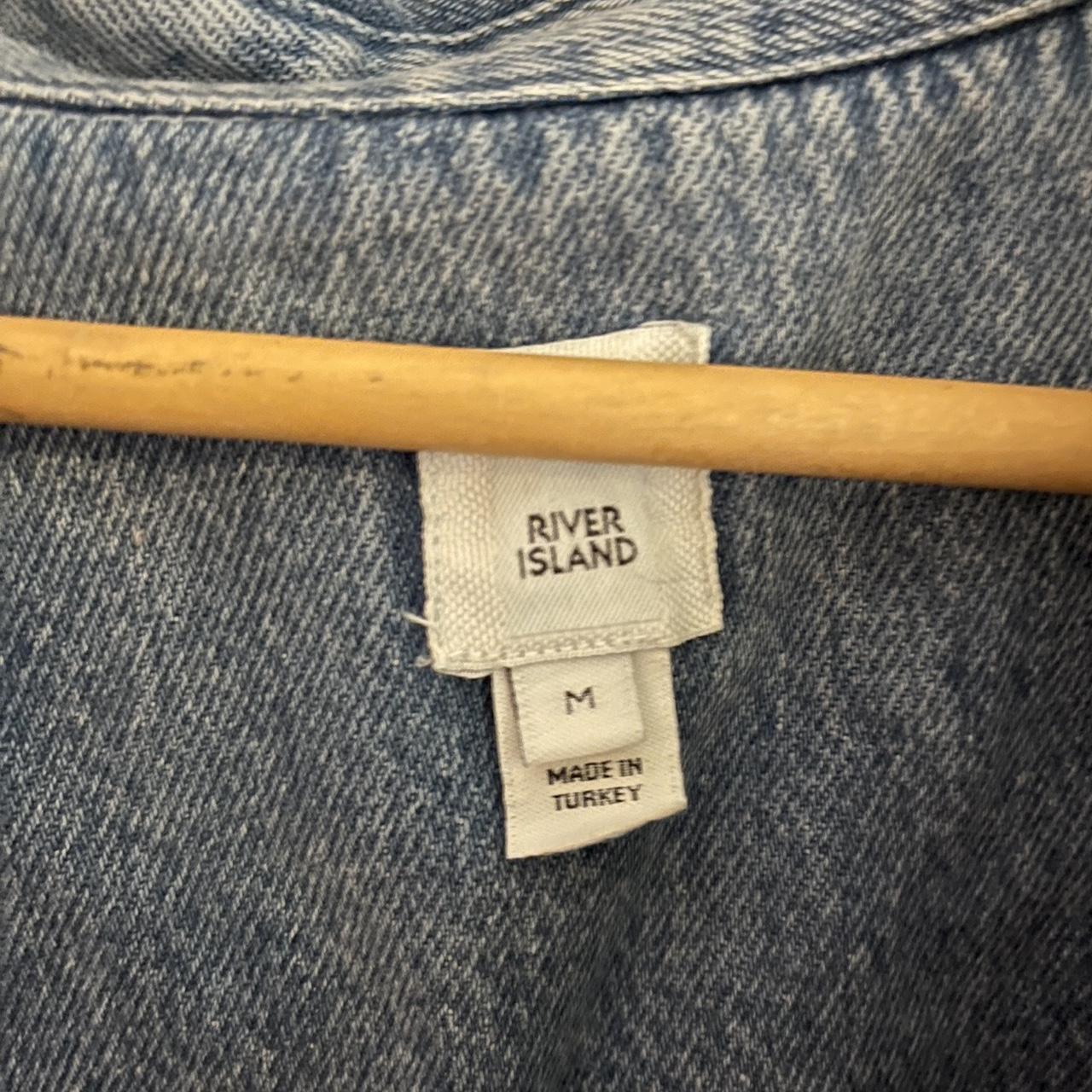 Blue, oversized, denim jacket - Depop