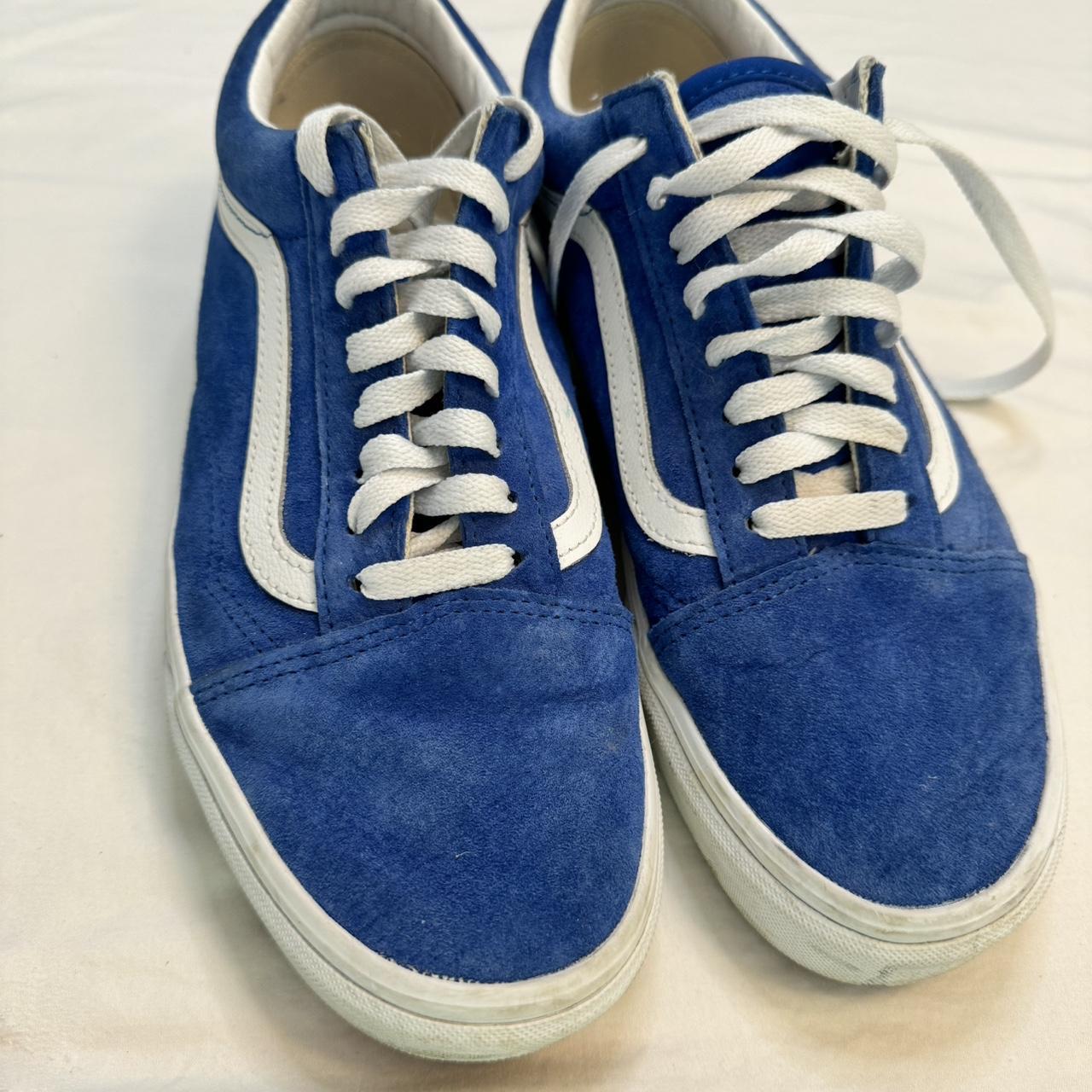 Blue Suede Vans - Depop