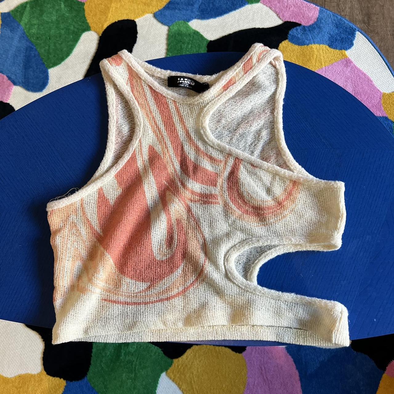 jaded london cut out tank super cute for layering... - Depop