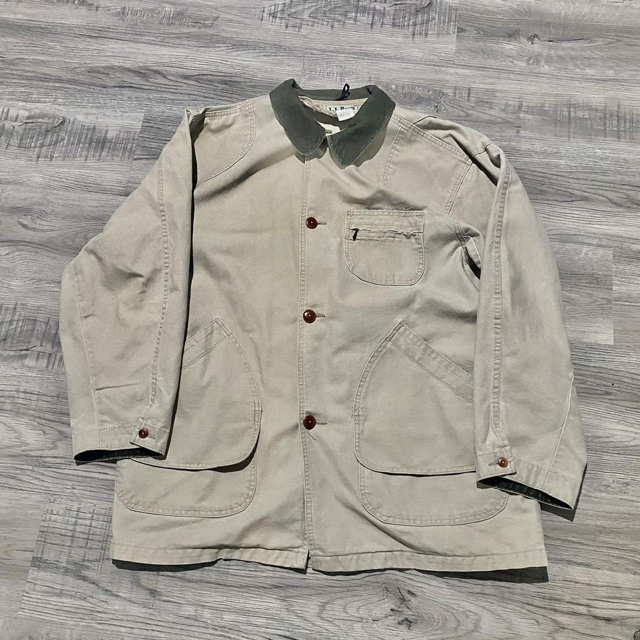 Vintage ll bean canvas chore coat (no liner) - Depop
