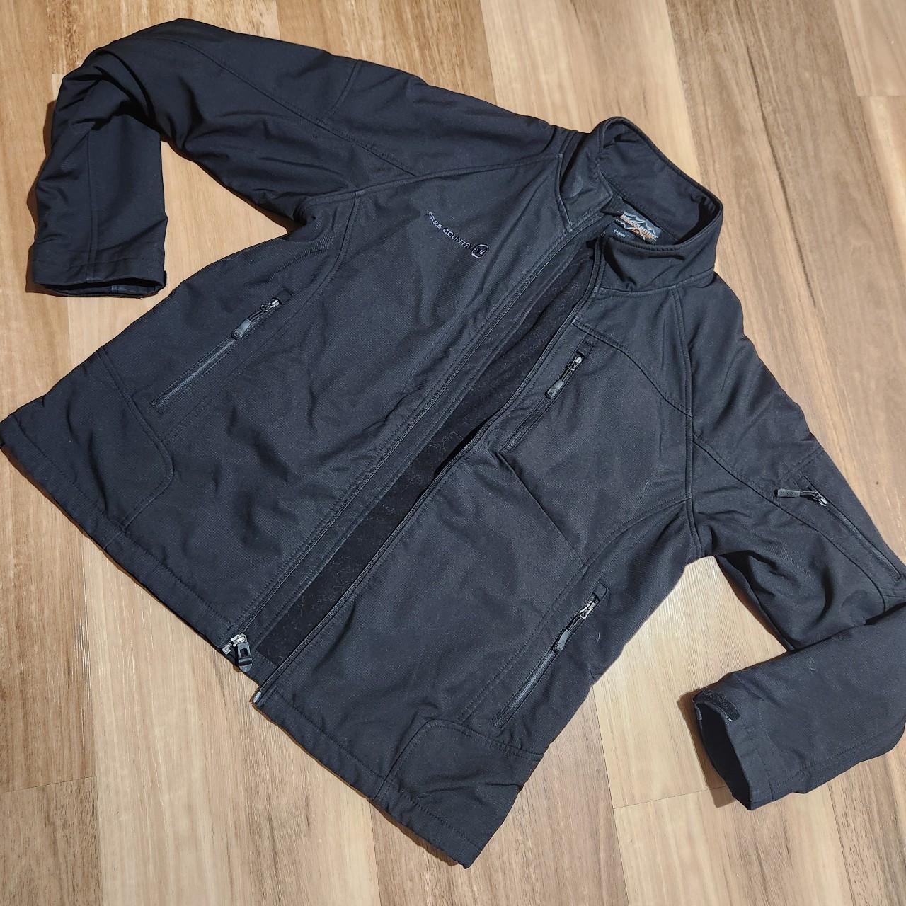 MENS XL Black Free Country jacket with adjustable... | Depop