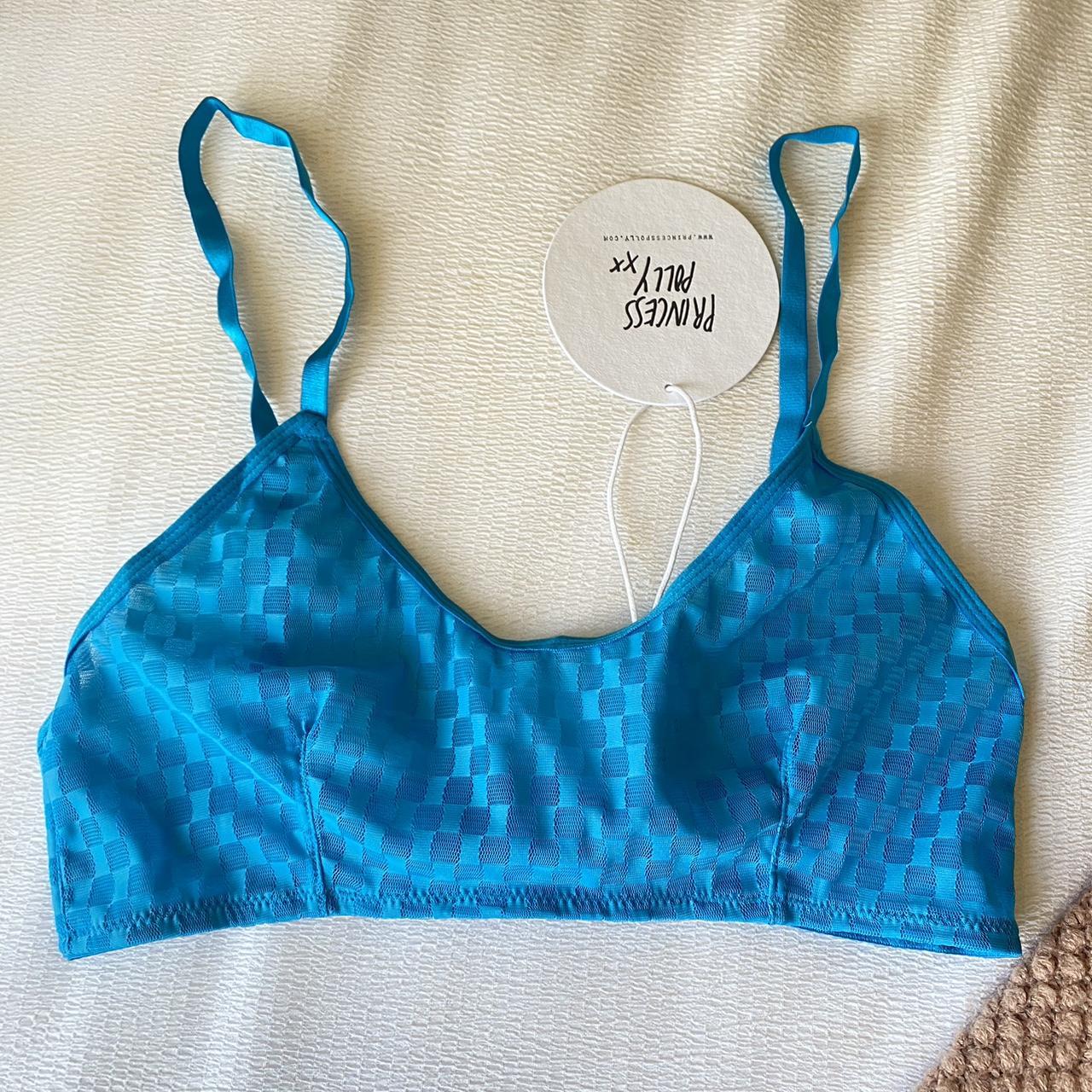 Princess Polly checkered bralette brand new with... - Depop