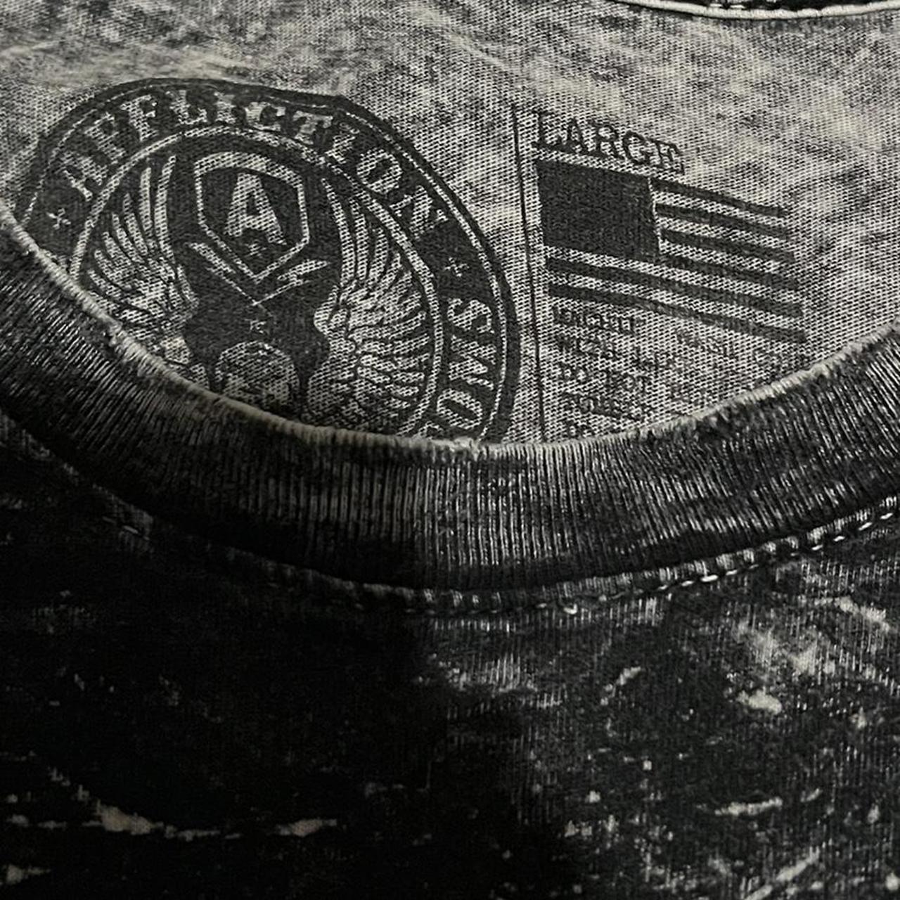 Affliction Customs Live Fast T-shirt Size: L Pit... - Depop